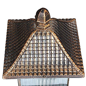 SPNEC Creative Outdoor Waterproof Courtyard Gate Wall Landscape Garden Home Villa Column Head Lamp