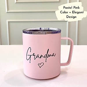VIOLET & GALE Grandma to be Gifts 12oz New Grandma Coffee Mug Beautiful First Time Grandmother Announcement Baby Gift