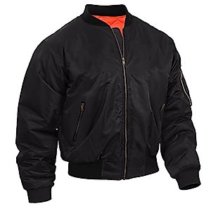 EKLENTSON Bomber Jacket Men Lightweight Casual Jacket Men Cotton Stand Collar Windbreaker Men Jacket for Men Winter