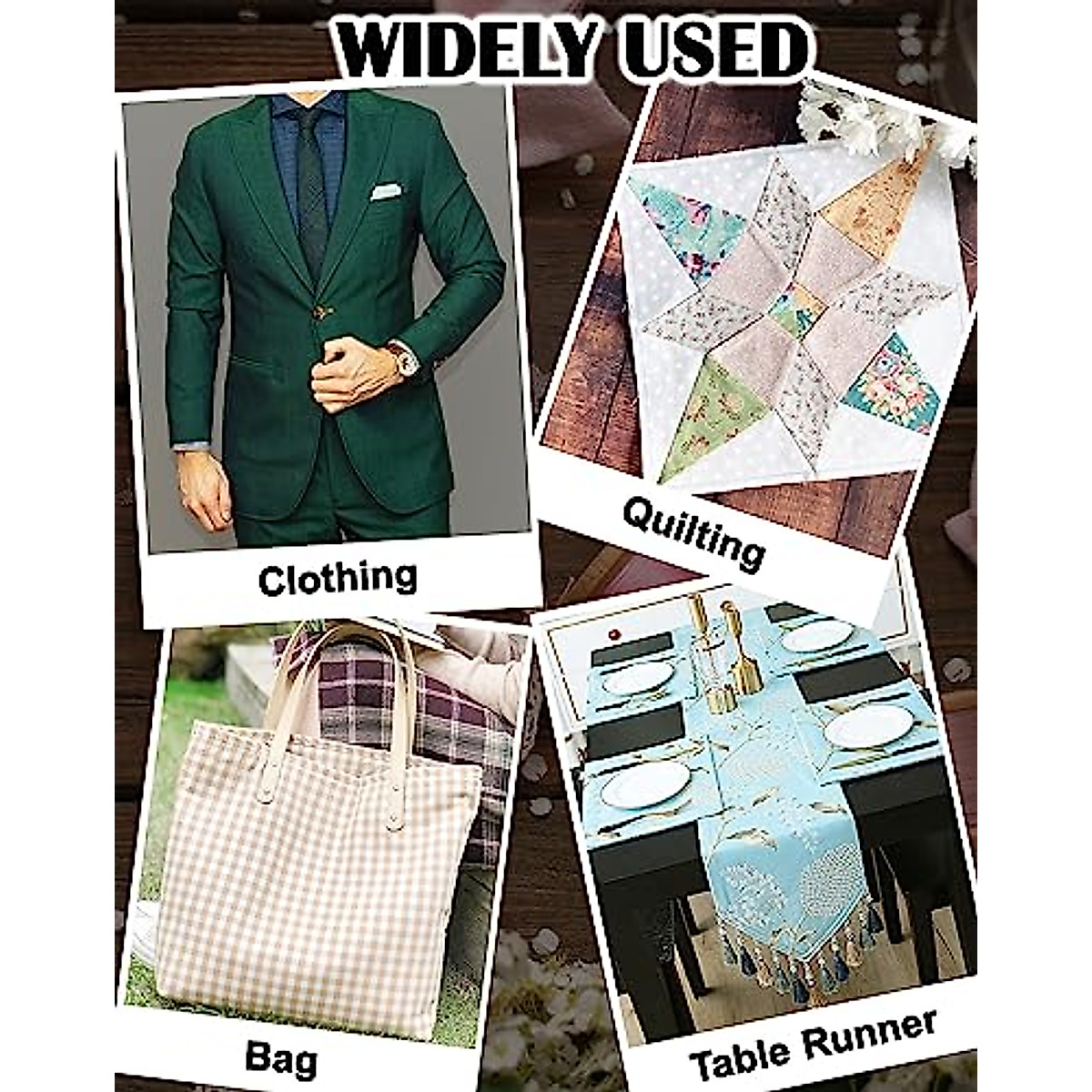 Fusible Fleece Interfacing, One-Sided Loft Fusible Fleece for Sewing, Quilting, Crafts, Clothing, Bags (12 Inches x 10 Yard) Medium Weight, Easy Iron-On Application, Enhanced Projects