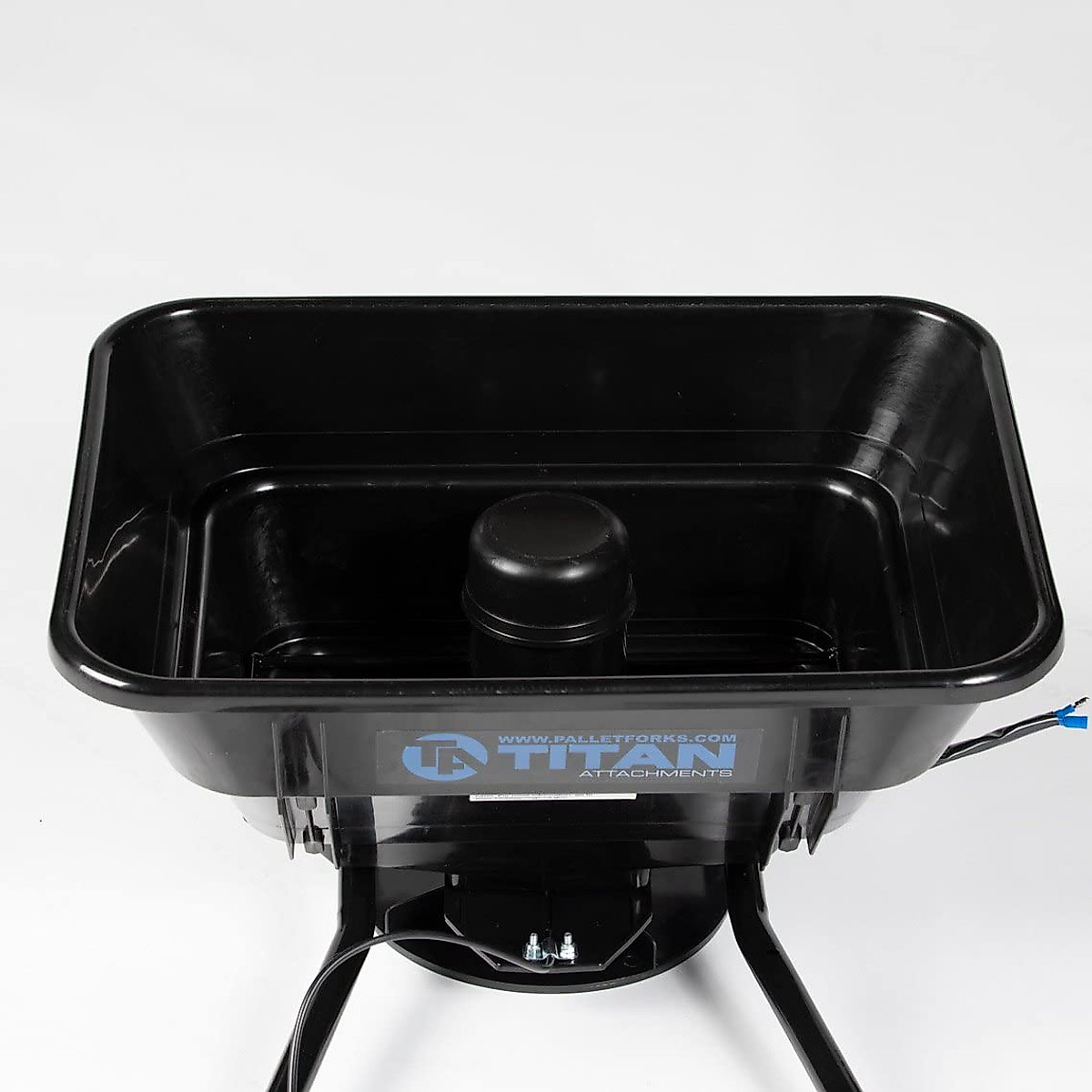 Titan Attachments 12 Volt ATV/UTV Broadcast Spreader, 80 LB Capacity, with Rain Cover