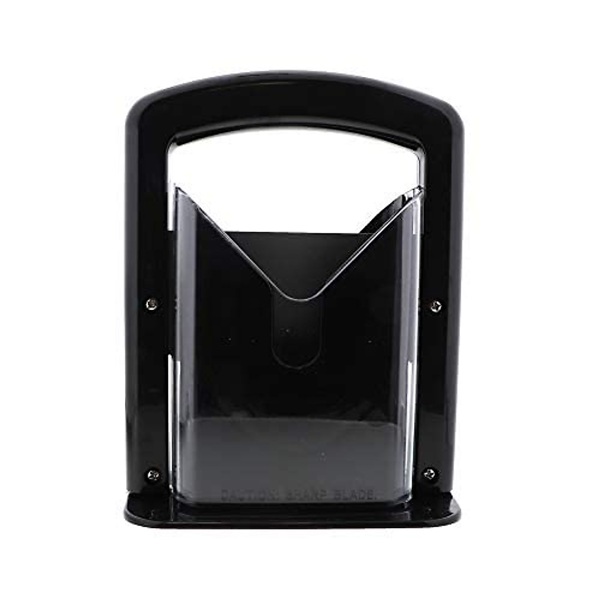 Slyce - Bagel Slicer, Bagel Cutter with Safety Shield and Safe Grip, Bagel Holder for Cutting Large and Small Bagels, Stainless Steel Blade (Black)