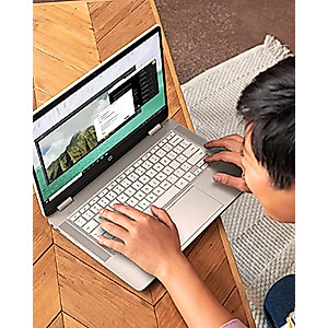 HP Chromebook x360 14 Laptop, Intel Celeron Processor, 4 GB RAM, 32 GB eMMC, 14” HD (1366 x 768), Chrome OS, Work, Streaming, School, Long Battery Life (14a-ca0050nr, 2021) (Renewed)