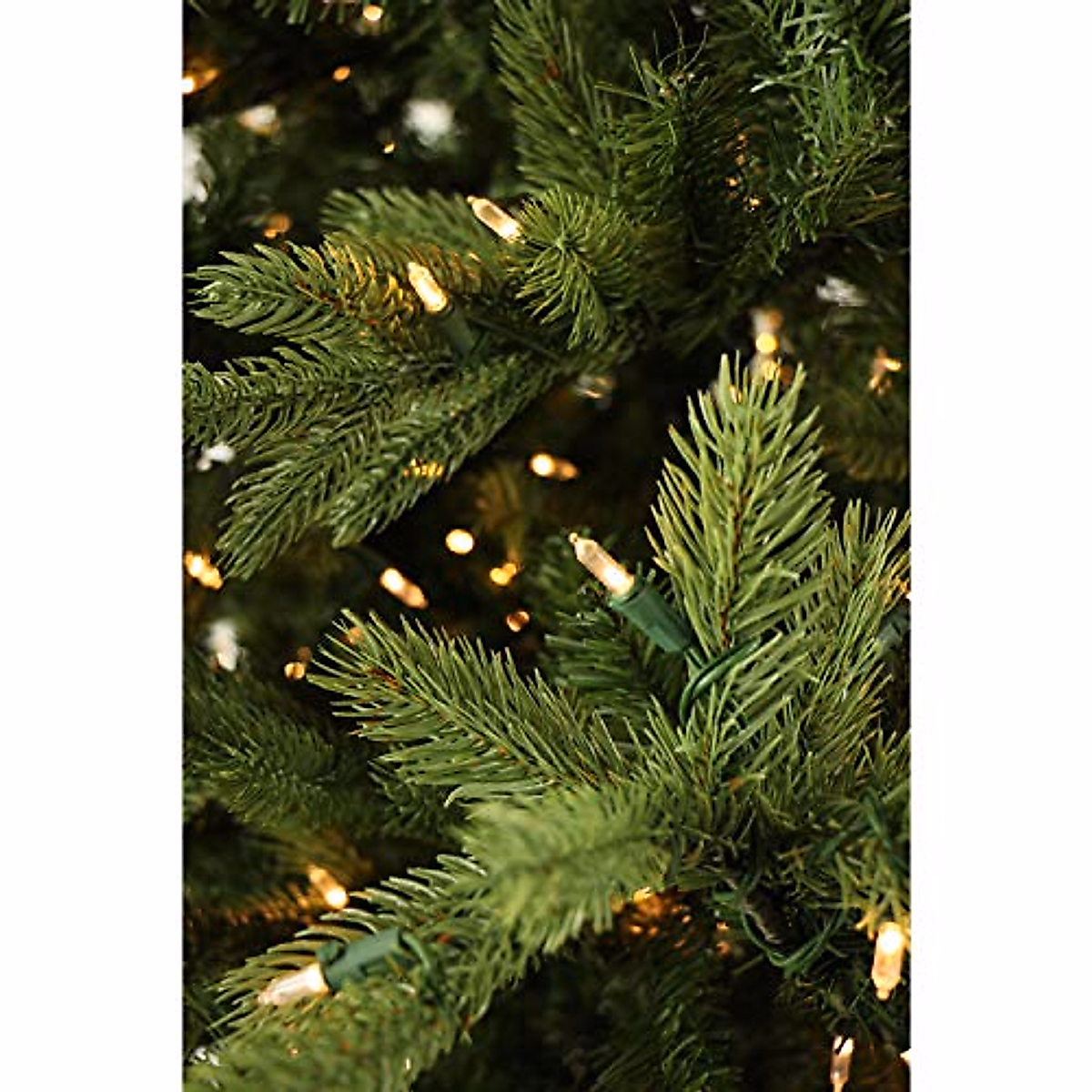 Fraser Hill Farm 7.5-Ft. Foxtail Pine Christmas Tree with Smart String Lighting, Green