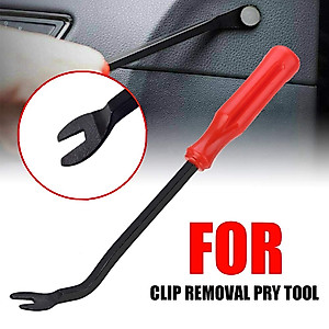 YCHOICEAUMO Plastic Fastener Remover Clip Removal Tool, Door Panel Upholstery Remover Tool-Removes Automotive Equipment Door Panels Trim Panels Window Trim Metal Clips