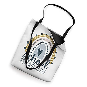 Every Voice Matters Rainbow Psych School Psychologist Tote Bag