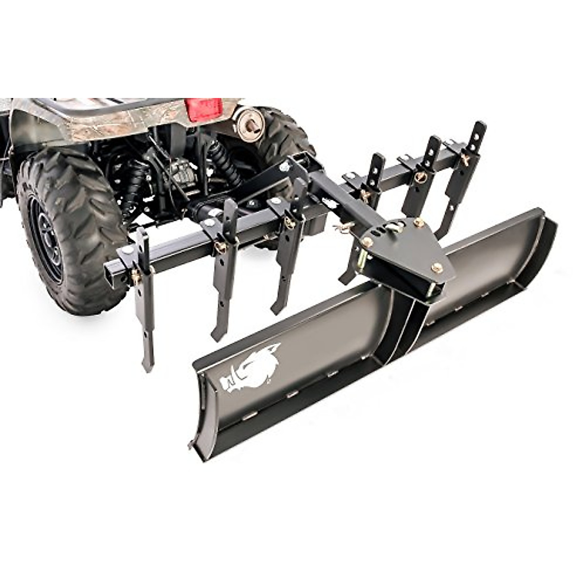 Black Boar ATV/UTV Scrape Blade Implement, Adjusts 0, 7.5 or 15 Degrees in Either Direction, Use to Cultivte, Establish Food Plot, Maintain Your Land (66005)