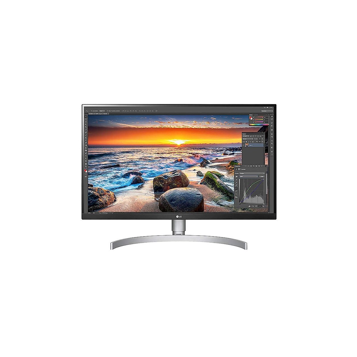 LG 27BL85U-W 27"(3840x2160) IPS, HDMI Dp USB3.0 USB-C, TILT Pivot Height Adjust, Freesync Vesahd (Renewed)