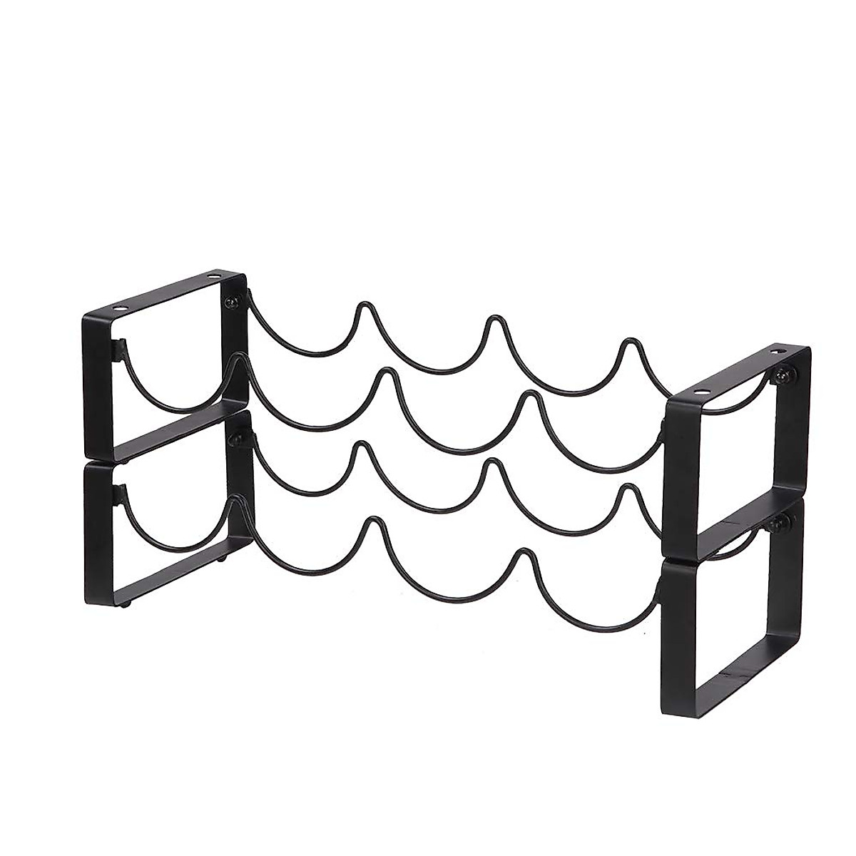 WiCCI 3 Tier Stackable Wine Rack 12 Bottles Metal Wine Rack，Perfect Wine Gifts and Accessories for Wine Lovers