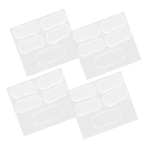 Hemobllo 4sets Toilet Seat Cushion Toilet Covers Toilet Gaskets Bidet Bumpers for Toilet Seats Toilet Seat Bumper Pads Clear Bumpers for Cabinets Furniture Bumpers Silicone 20pcs*4