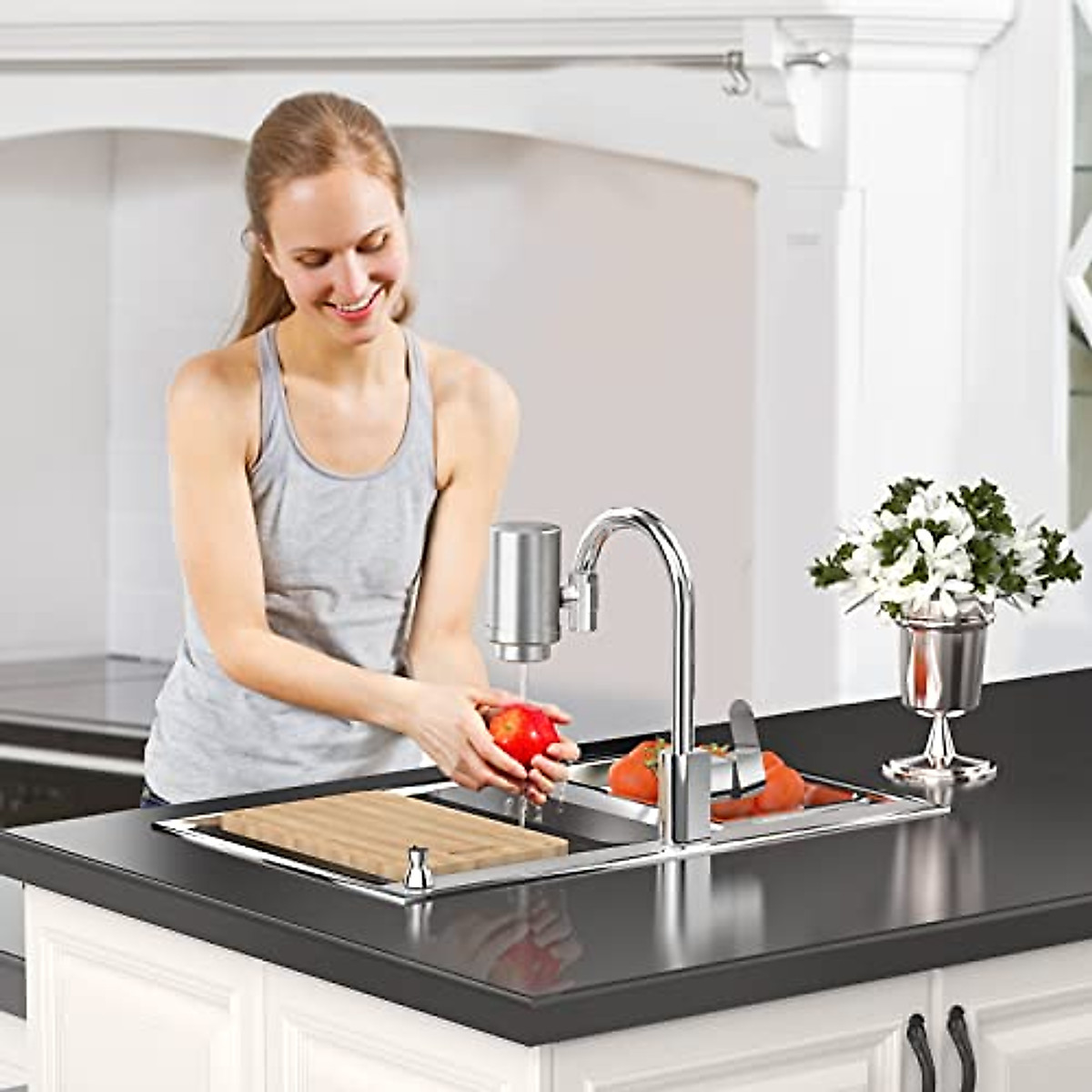 OEMIRY Replacement Filters for OM-WF01 Faucet Water Filter, Last Up to 6 Months (Pack of 2)