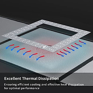 RALENO® 20''X20'' Photo Studio Light Box, Portable Dimmable Shooting Tent Kit with 120 LED Lights(5500K, 92 CRI) Includes 4 PVC Anti-Dust Backgrounds (Black, Grey, Orange, White)