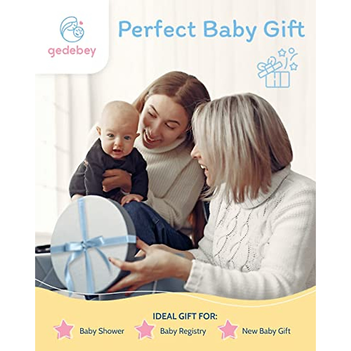 Gedebey Baby Fruit Feeder Pacifier - 3 Pack | 2 Silicone Baby Feeder Pacifiers & 1 Baby Feeding Spoon | Frozen Fruit Teether | Forage Feeder | Food Pacifier for Babies | Baby Food Spoon (Pink)