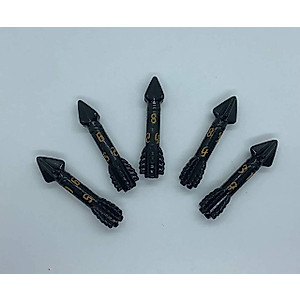 PolyHero Dice: Rogue: Level Up Pack: 5d8 Crossbow Bolts: Nightshade