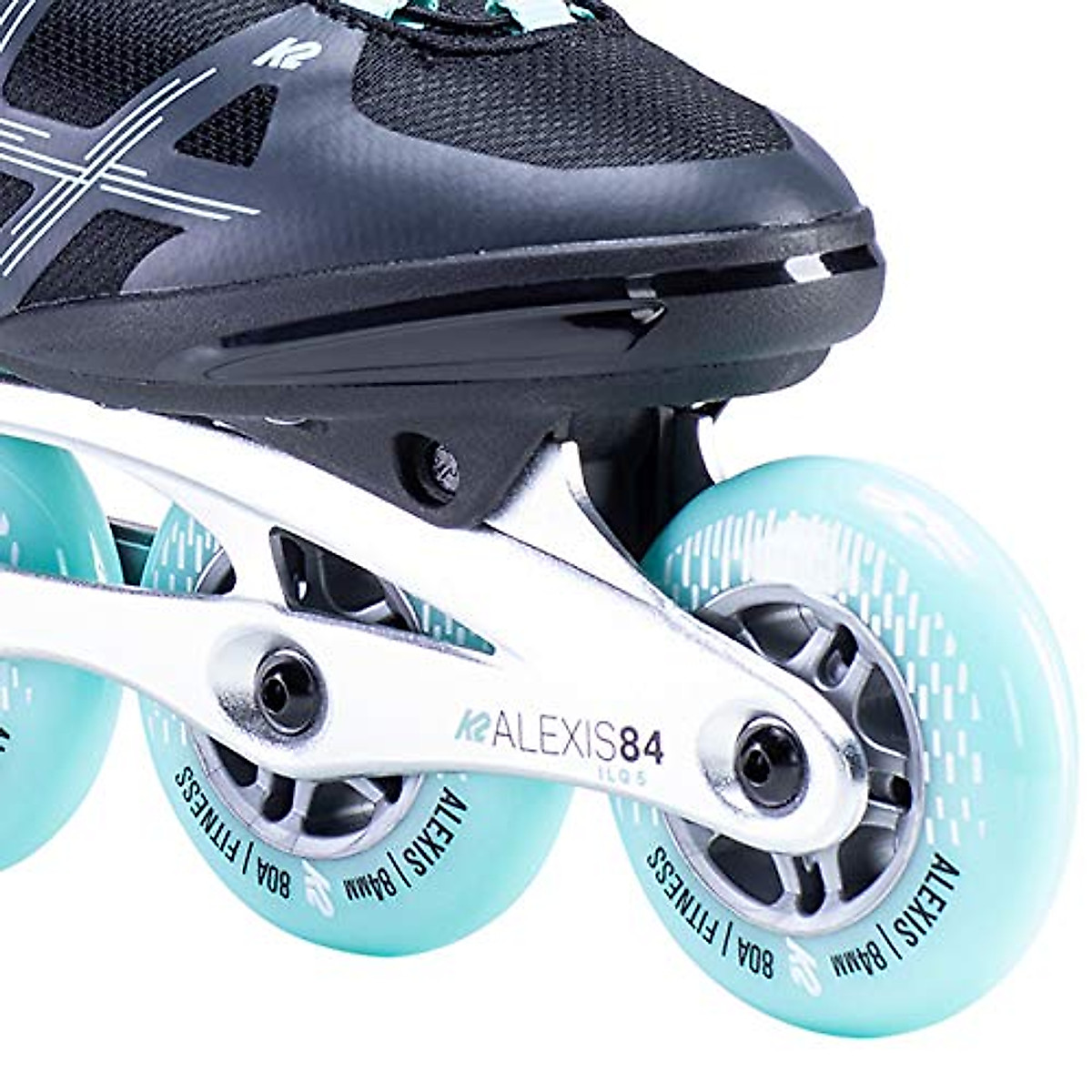 K2 Skate Womens Alexis 84 Pro Inline Skate, Black_Blue