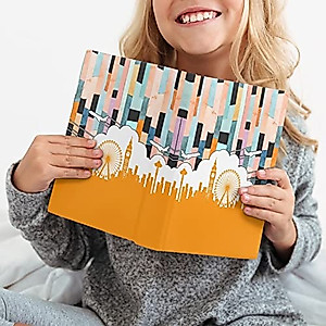 BYCHECAR Aircraft Book Cover for Hardcover,Moon Butterfly Book Sleeve Protector Suitable for Most 9-11 Inch Books Elegant Book Covers for Paperback Stretchable Book Pouch