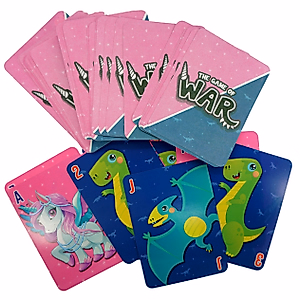 Fun a Ton War Card Game for Kids - The Game of War Kids Game Toy Cards Size 4.7" x 3.4". Great Party Favor ANK-B-200139-1-War