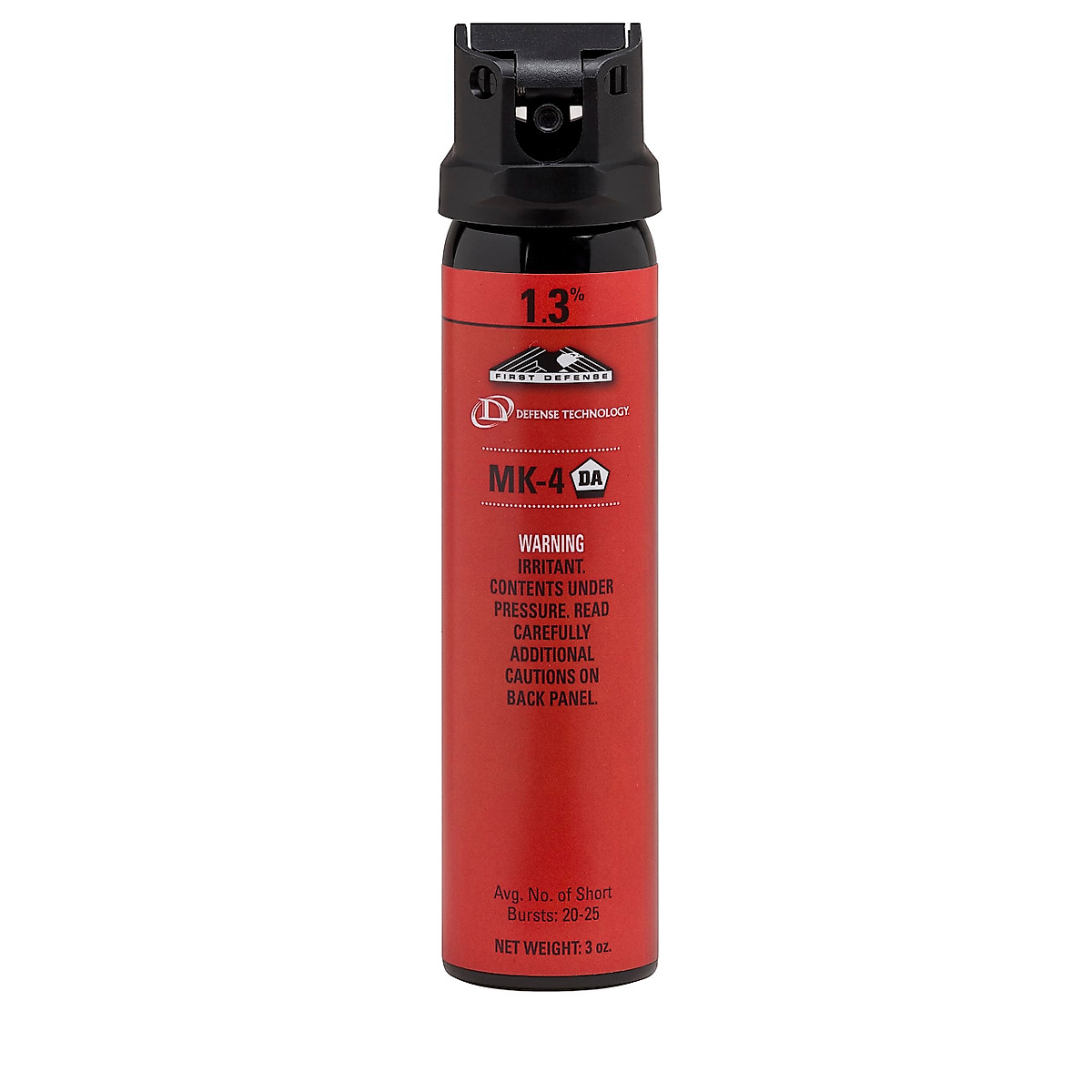 Defense Technology First Defense OC Foam MK-4 1.3% Solution Red Band Pepper Spray (3.0-Ounce)