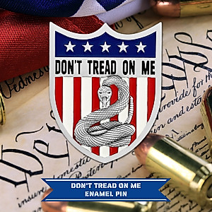 Don't Tread On Me - Second Amendment - Right To Bear Arms - Collector Lapel Pin