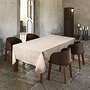 Neatalia 300 ft White Premium Disposable Plastic Tablecloth Roll | 300 feet by 54 inch Covers Any Size Tables Rectangle, Square, Round or Oval