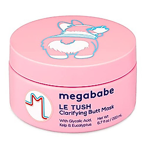 Megababe Butt & Body Acne Mask - Le Tush | Clarifying, Exfoliating & Hydrating | 6.7 fl oz