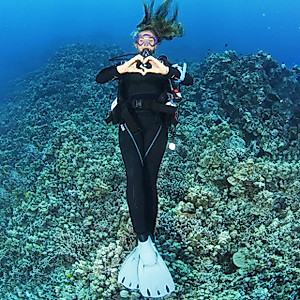 SCUBAPRO Definition Steamer 5 mm Women's Diving Wetsuit (Black/Turquoise, 2XL)