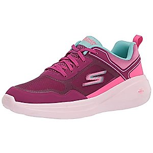 Skechers Women's Go Run Fast-Retro Insight Sneaker, Raspberry, 5.5