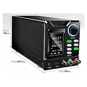 Programmable DC Switching Power Supply 1000V 1A 400V 600V 800V 500W 1000W Bench Power Supply(800V 1A-RS232,110V)
