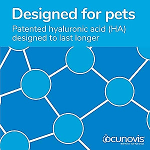 Sentrx Ocunovis Gel Eye Drops for Dogs & Cats, Eye Lube for Dogs Allergy Relief Lubricant, Dogs with Dry Eyes, Artificial Tears, 5 ml