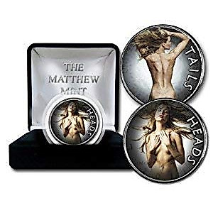 The Matthew Mint Naked Blonde Ball Marker Coin