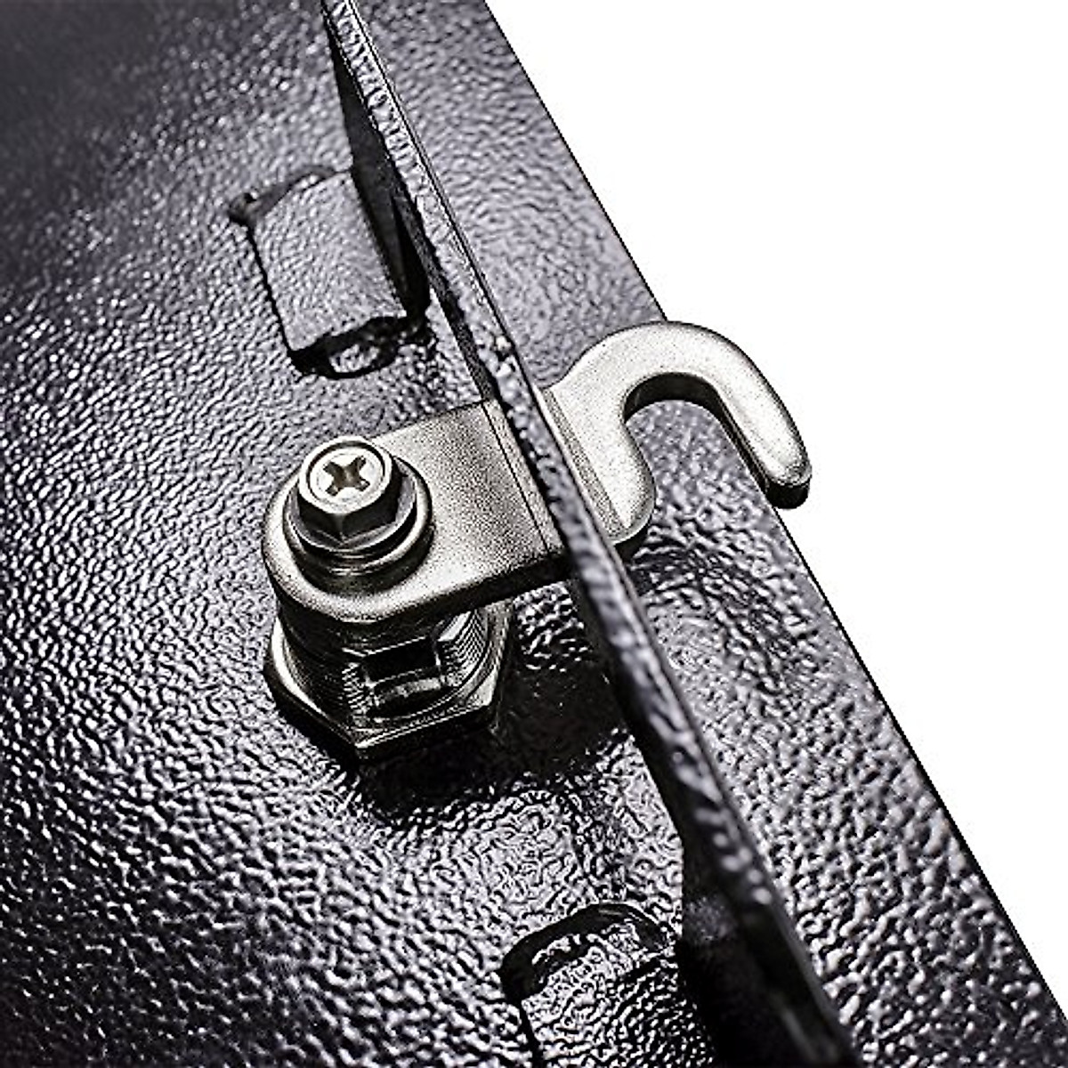 Mail Boss 7106 Curbside Steel Post Mount Security Locking Mailbox, Black, Extra Large, 21 in. D x 11.125 in. W x 13.75 in. H