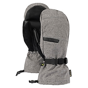 Burton Men's Deluxe GORE‑TEX Mittens, Gray Heather, M