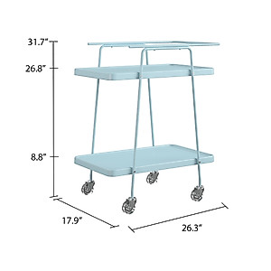 Cosco 2 Tier Serving Cart, Blue