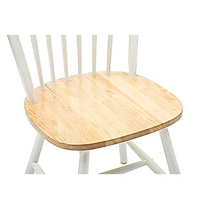 Boraam Farmhouse Dining Chairs, Set of 2 - White/Natural