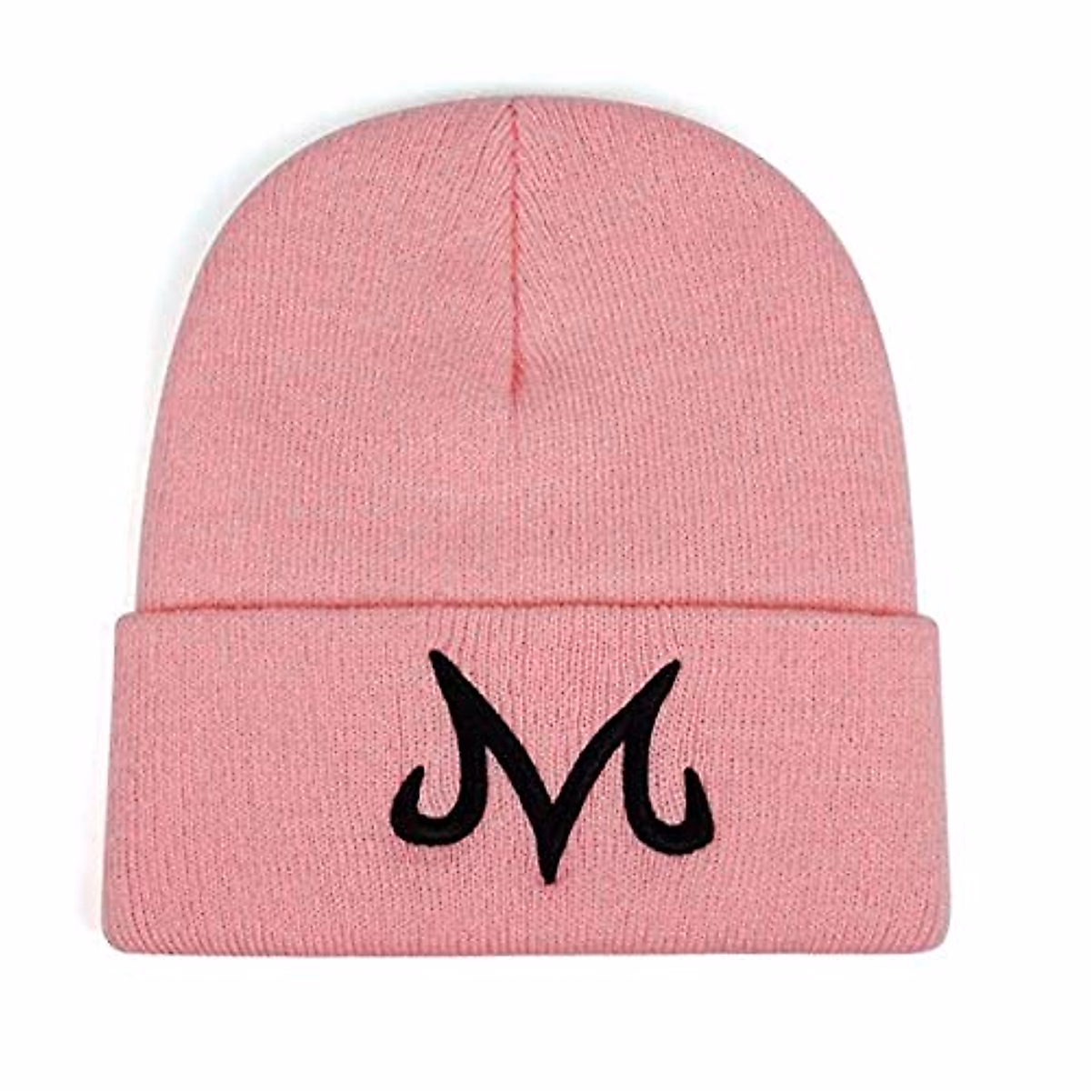 Jun New Brand Majin Buu Winter Hat Cotton Knitted Hat Knitted Beanie Hat for Pink Black (Blackwhite)