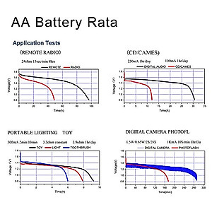 Tipsun AA Lithium Batteries, Longer Lasting Energy Double A Battery, 2900mAh Lithium Cells 24 Pack