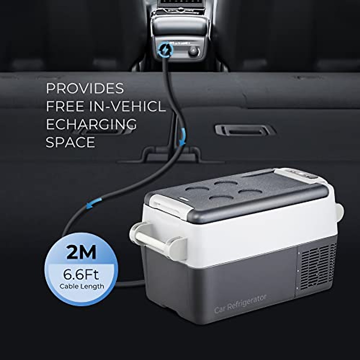 HKY Car Fridge Cigarette Lighter Plug compatible with Alpicool Dometic ARB ICECO Setpower Rockpals Aspenora Ausranvik AstroAI Kalamera JoyTutus Refrigerator Car Freezer Cooler Power Cord