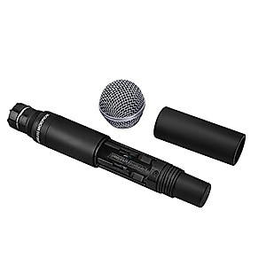 Tbaxo 4 Channel Wireless Microphone System 4 Handheld Mic UHF Karaoke DJ Singing Meeting Party New Wedding Church Conference Speech 3 Years Free Warranty Fixed Frequency Long Range