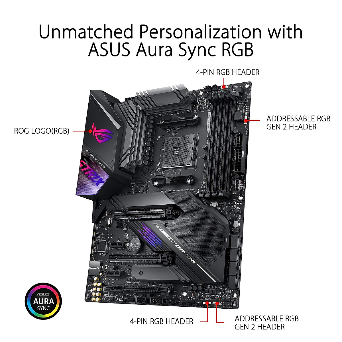ASUS ROG Strix X570-E Gaming ATX Motherboard with PCIe 4.0, Aura Sync RGB Lighting, 2.5 Gbps and Intel Gigabit LAN, WiFi 6 (802.11Ax), Dual M.2 with Heatsinks, SATA 6GB/S and USB 3.2 Gen 2 (Renewed)