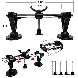 Manelord Auto Body Repair Tool Kit, Car Dent Puller with Double Pole Bridge Dent Puller, Glue Puller Tabs, Glue Shovel for Auto Dent Removal, Minor dents, Door Dings and Hail Damage (with Glue Set)