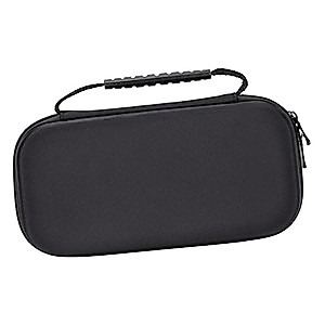 Game Console Storage Bag, Thickened Scratch Proof Lining Gamepad Carrying Pouch Protective for Game Controller (Black Zipper Regular)