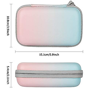 Yinke Case for Canon Ivy Mobile Mini Photo Printer/ Canon Ivy CLIQ 2/+2 Instant Camera Printer, Travel Hard Carry Case Protective Cover (Gradient)