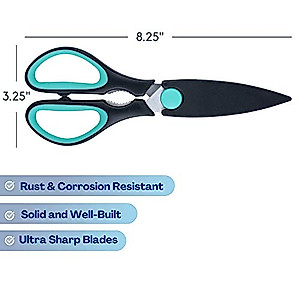 Mr. Pen- Kitchen Scissors, Kitchen Shears, 8 Inch Food Scissors, Kitchen Scissors Dishwasher Safe, Meat Scissors, Utility Scissors, Scissors Kitchen, Cooking Scissors, Meat Cutting Scissors