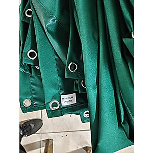 Green SEVENMORE 52 * 90 Inches Outdoor Swingset Shade Kids Playground Roof Canopy Waterproof Cover Replacement Tarp Sunshade (Green)