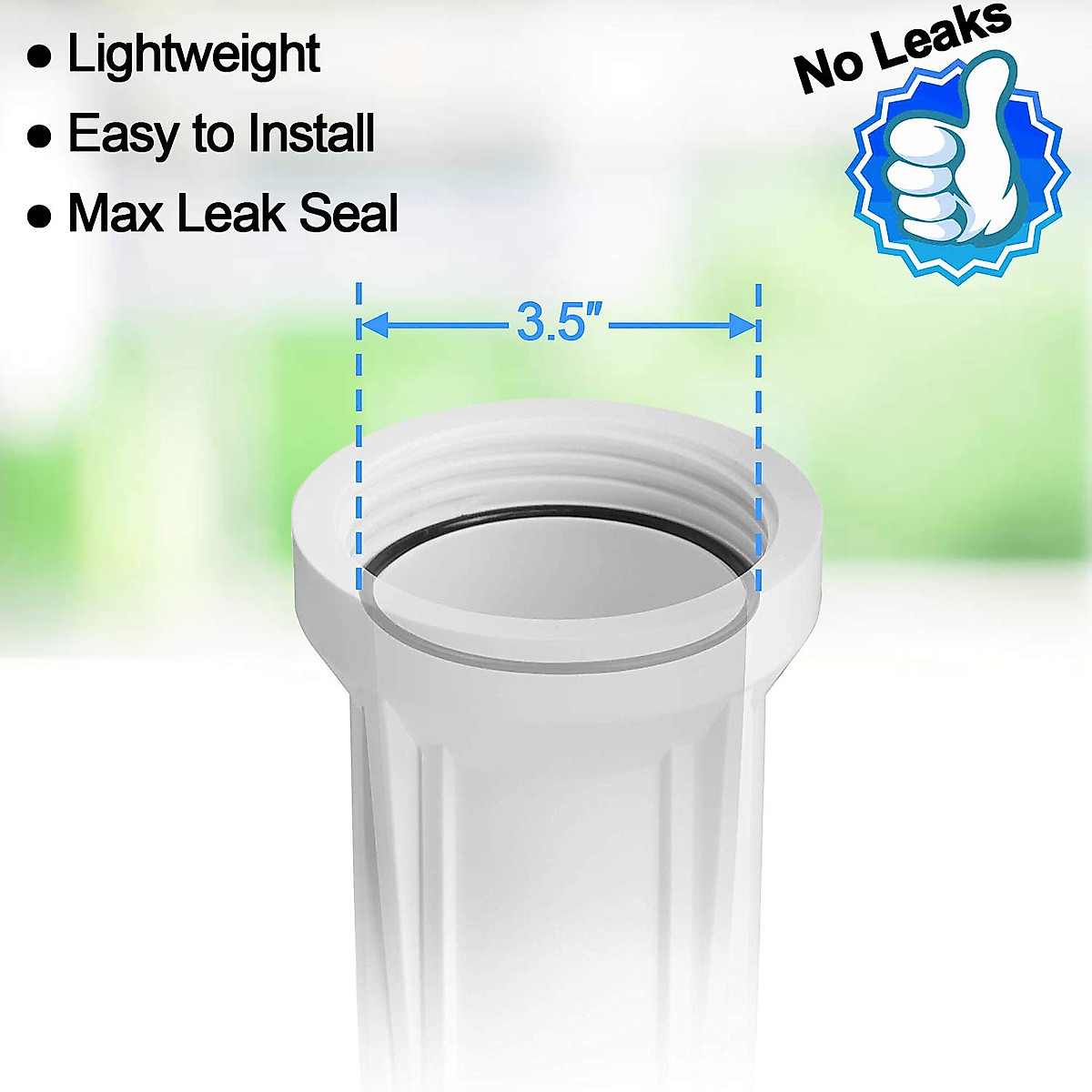 ANCIRS 3 Pcs 3.5" O.D. Replacement O-Rings for 10" Reverse Osmosis Water Filter Housing