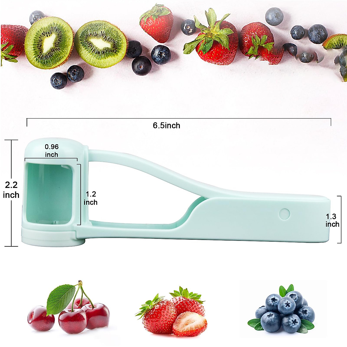 Homnoble Grape Cutter For Toddlers, Grape Slicer for Baby Stainless Steel Blade Grape Cherry Tomato Strawberry Cutter Tools Into 4 Pieces for Vegetable Fruit Salad Cake Decoration