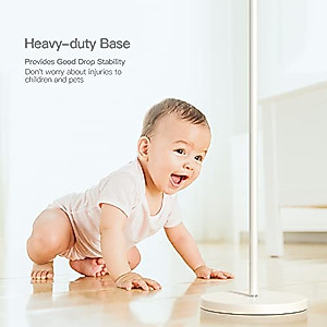 Buluna Floor Lamp for Bedroom with Remote & Touch Control, LED 2500K-6000K 4 Color Temperatures Standing Tall Lamp 360 Degree Adjustable Gooseneck for Living Room Office Reading