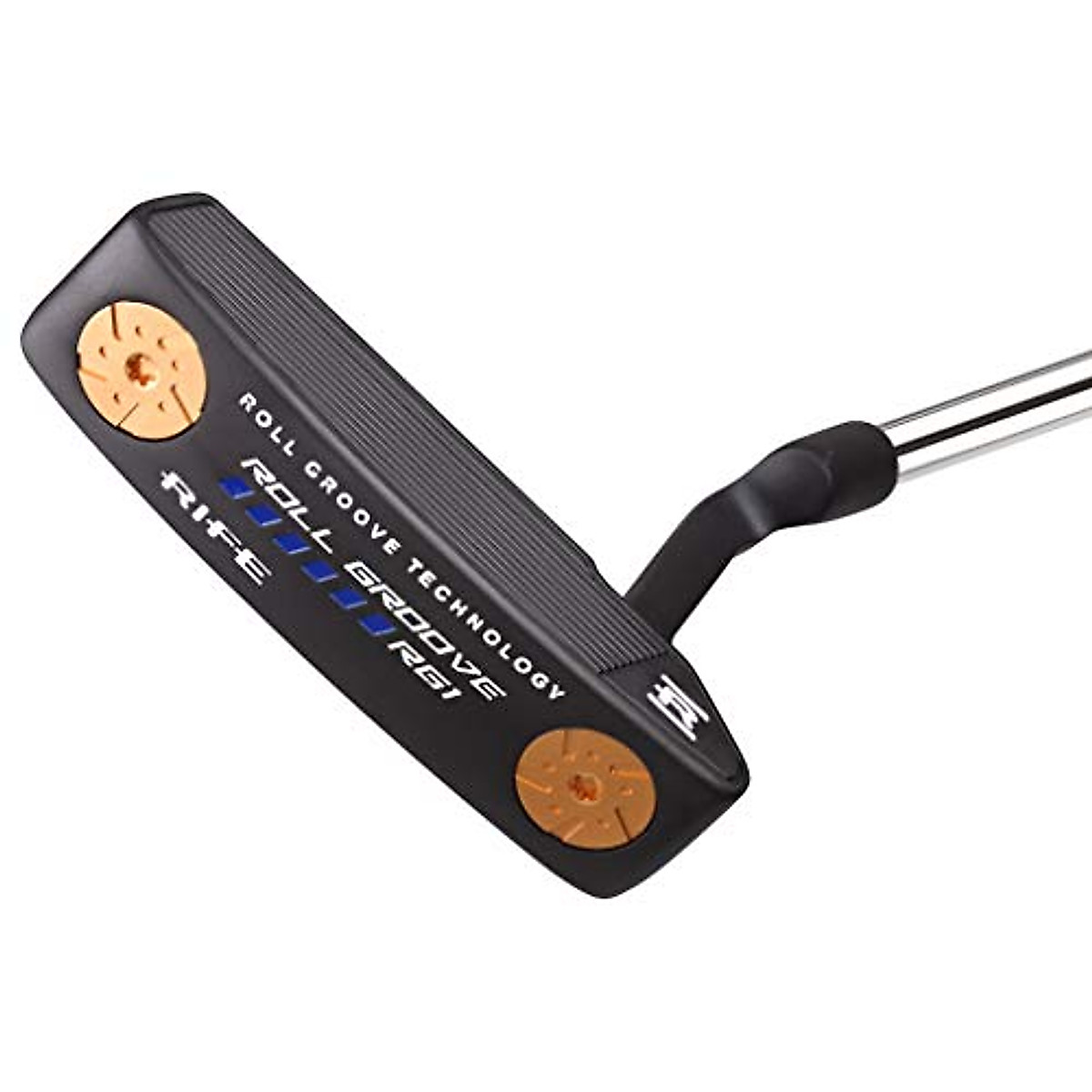 Rife Golf Roll Groove Technology Series Right Handed RG1 Blade Putter Precision Milled Face Edge Cavity and Bumpers Ensures an Ideal Weight Balance Perfect for Lining Up Your Putts (37 Inches)