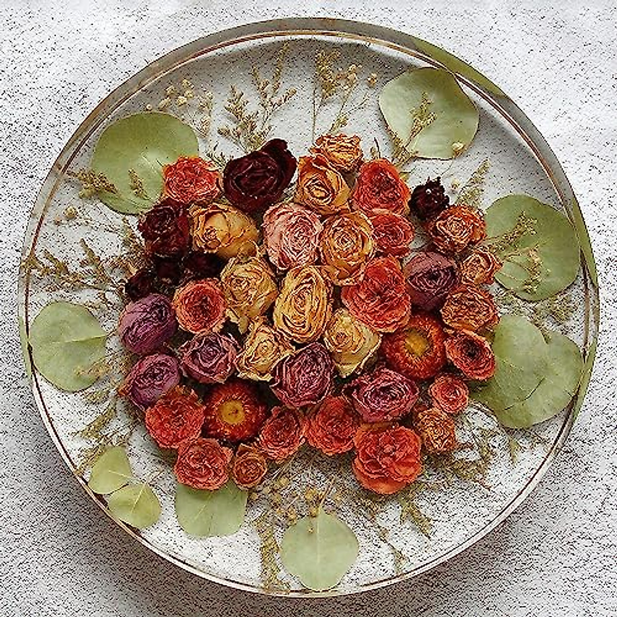 RESINWORLD 12'X2'' Deep Large Round Tray Mold, Tray Board Table Clock Silicone Molds for Resin Casting, Floral Flower Preservation Bouquet Resin Mold