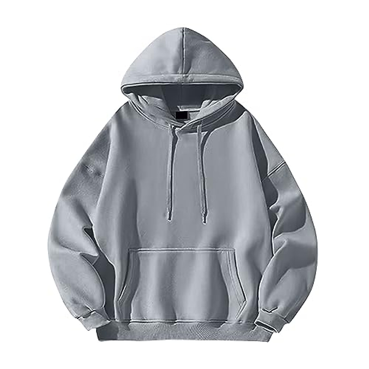 Fall Clothes, Graphic Hoodies For Men Techwear Hip Hop Long Sleeve Streetwear Unisex Casual Comfort Colors Sweatshirts Hoodies With Designs Devil Hoodie Mgk Hoodie (XL, Light Gray)